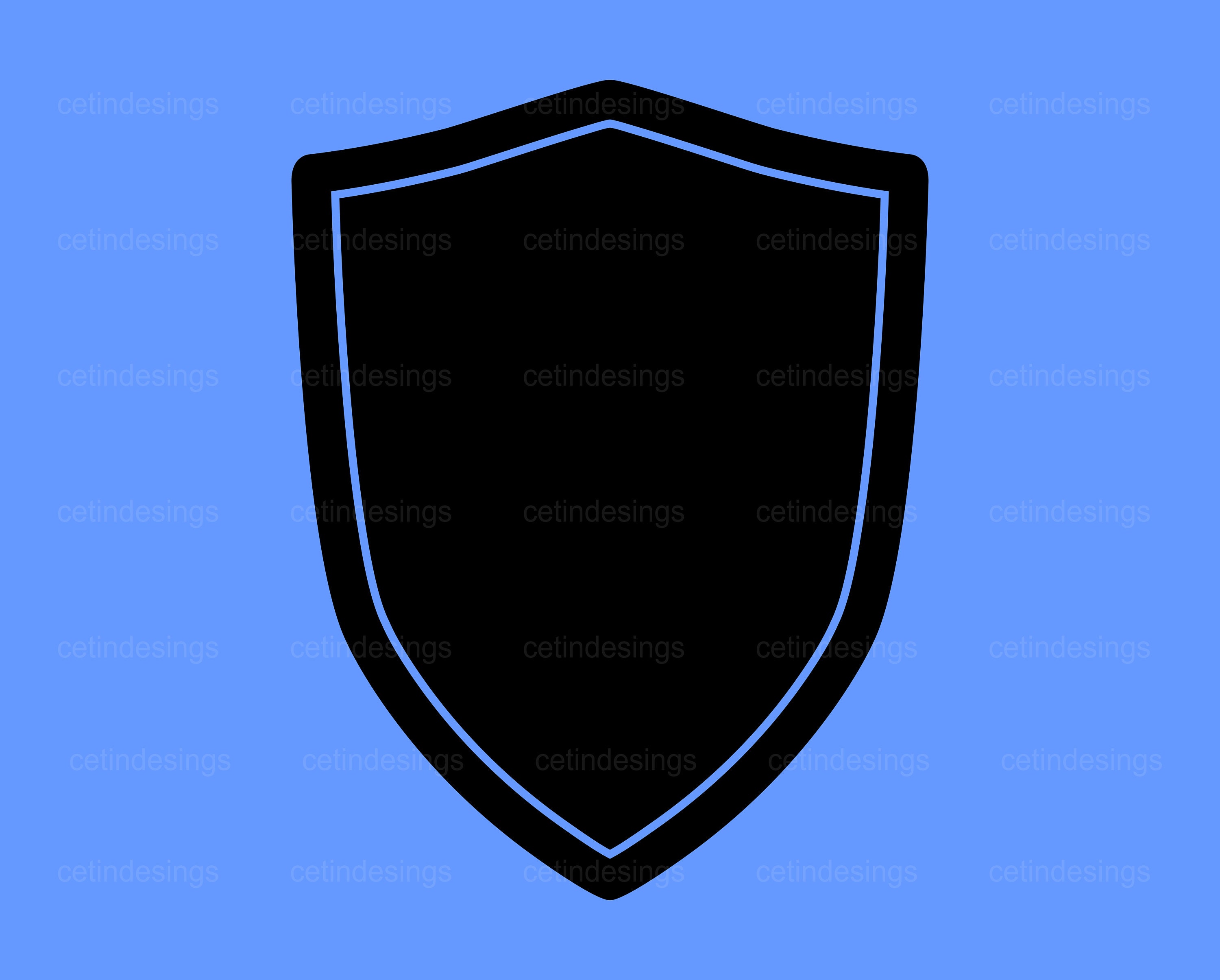 Simple Filled Heater Shield Icon Svg, Png, Jpg, Eps, Pdf, Clipart ...