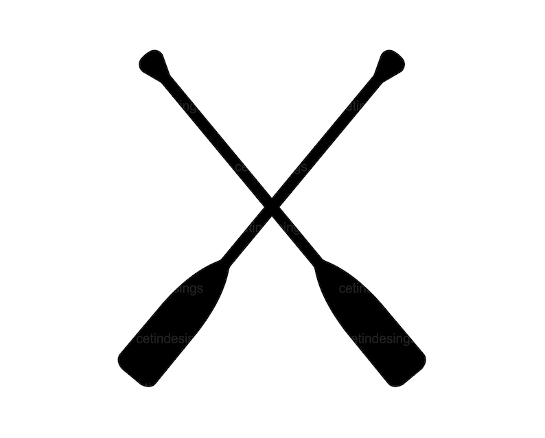 Crossed Paddles Svg | Kayak Crossed Paddles Svg | Canoe Crossed Paddles ...