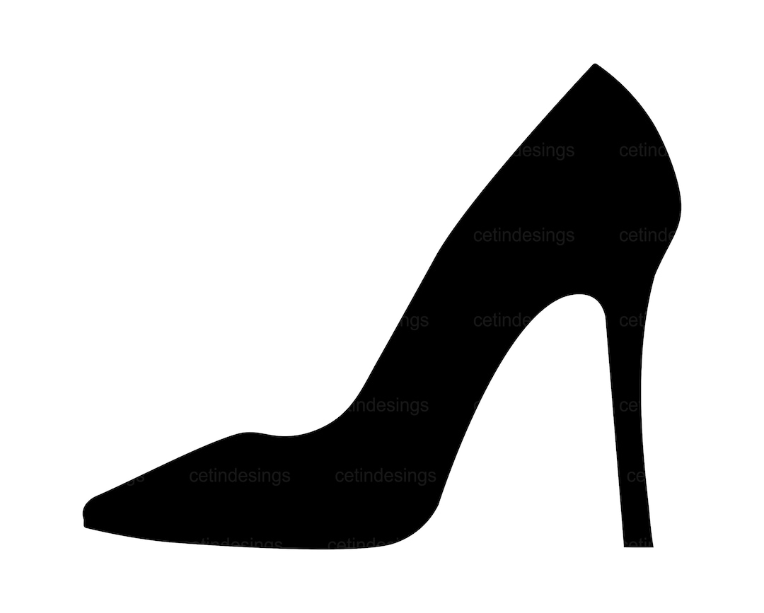 High Heels Icon, Shoe Svg, Png, Jpg, Eps, Pdf, Clipart, Vector - Etsy