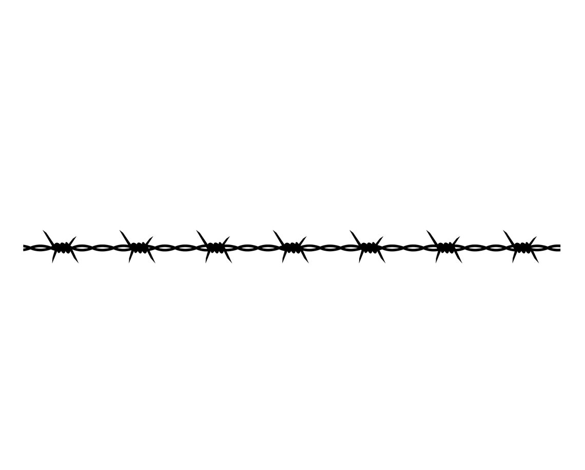 Barbed Wire Svg Barb Wire Png Fence Svg Fence Png Fence - Etsy