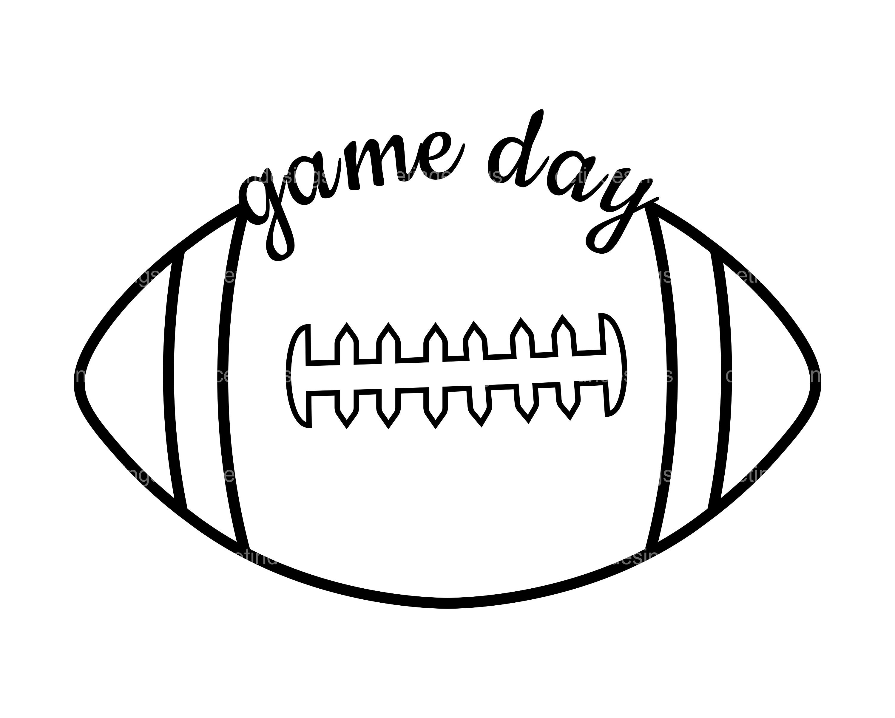 Game Day Svg, Football Svg, Game Day Png, Jpg, Eps, Pdf, Clipart ...