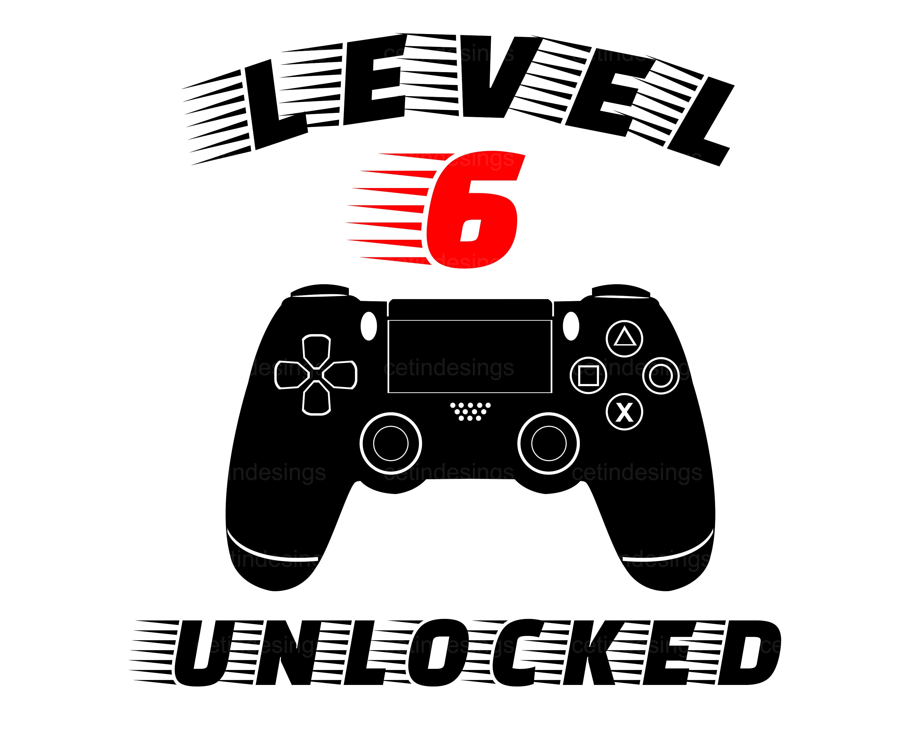 Level 6 Unlocked Svg 6th Birthday Svg My 6th Birthday Svg - Etsy