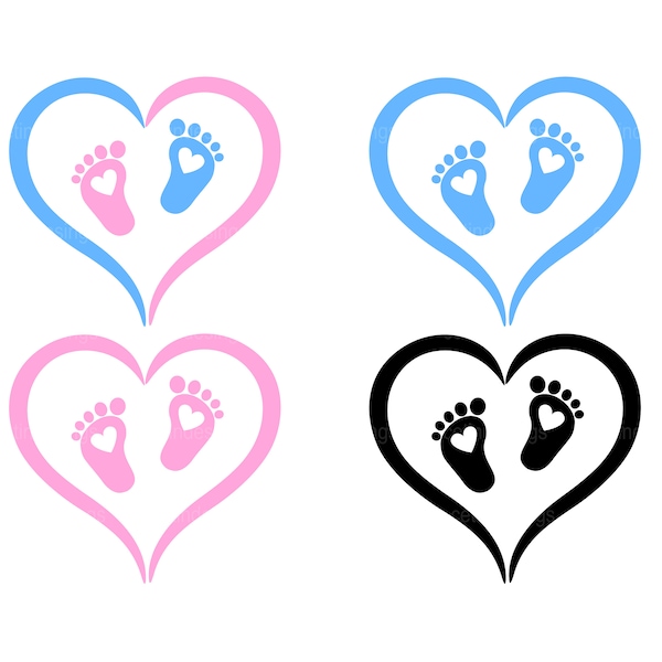 Baby Feet Svg - Etsy