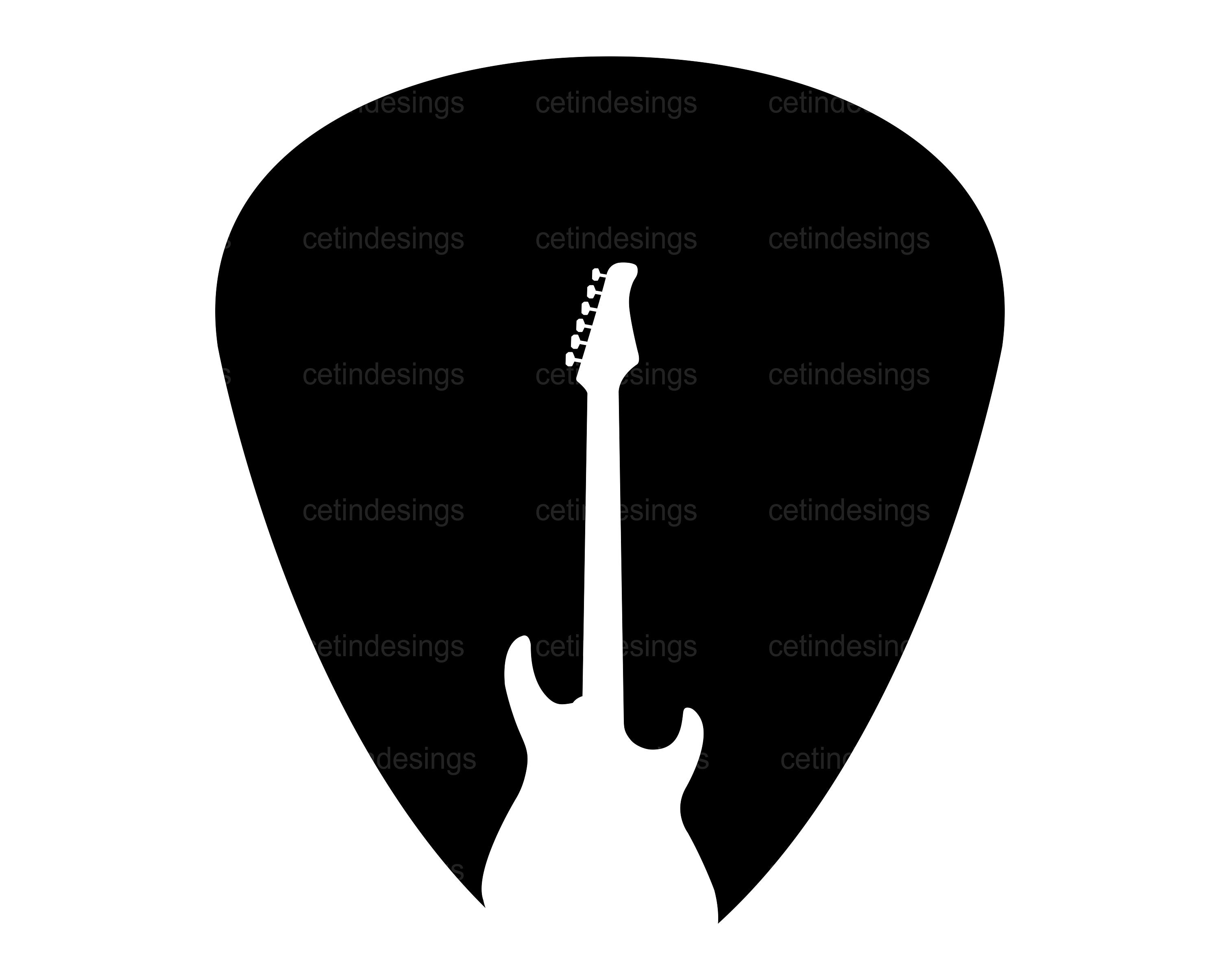 Guitar Pick Svg - Guitar Pick Png - Guitar Pick Cut File - Etsy