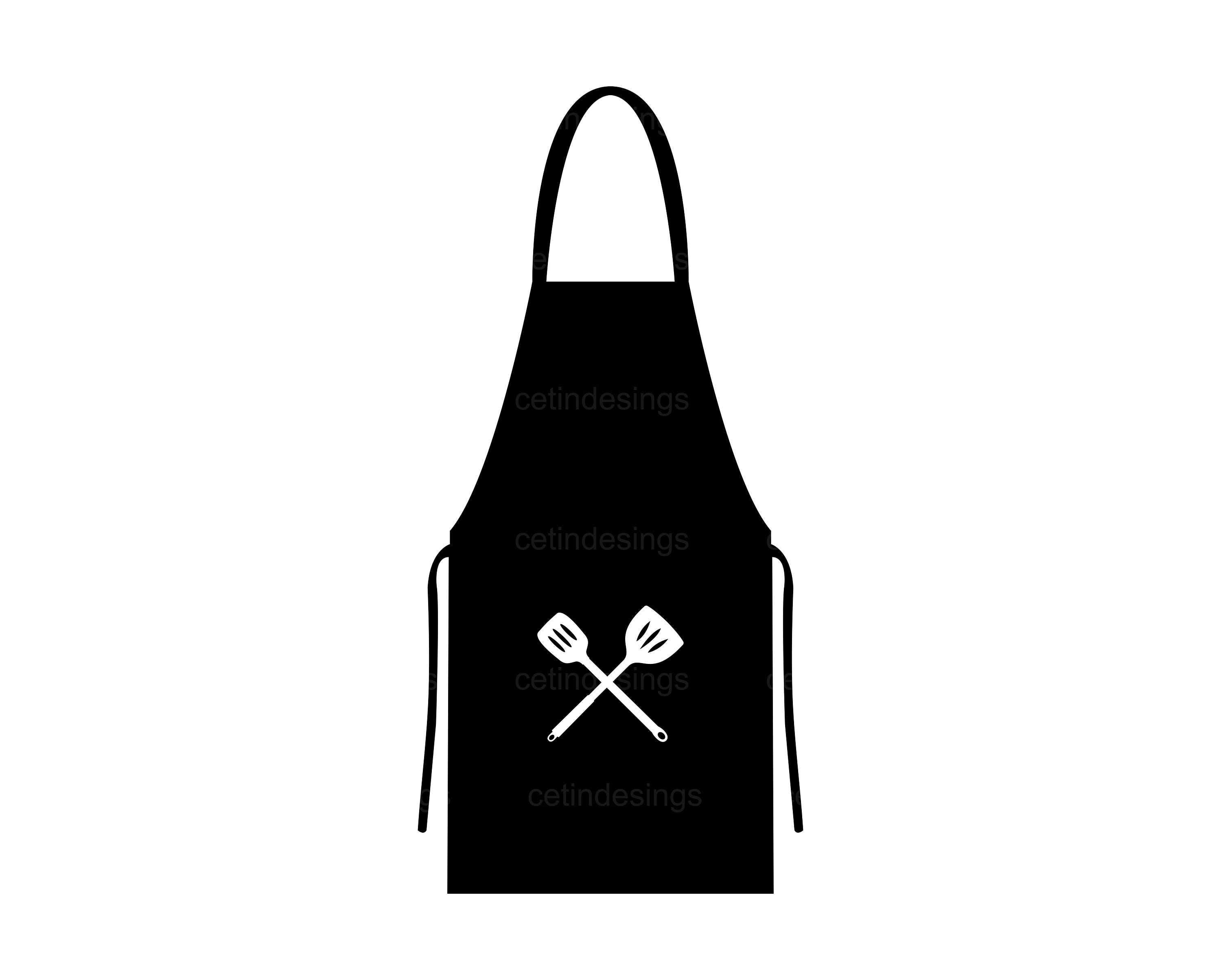 Kitchen Apron SVG PNG Eps Jpg Dxf Clipart Vector - Etsy