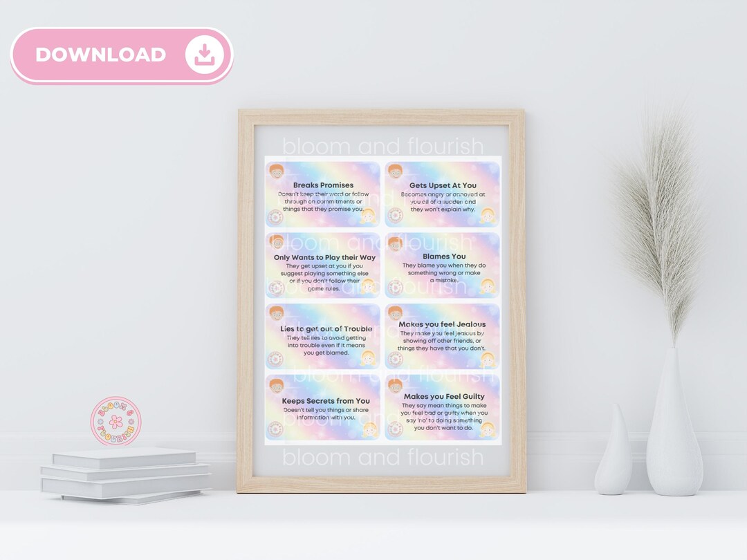 Friendship Reflection Cards - Social Skills and Therapy Resource for ...