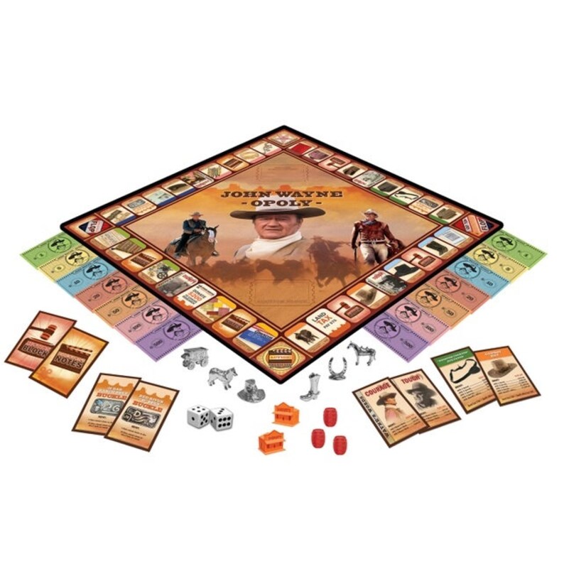 John Wayne Opoly Board Game - Etsy