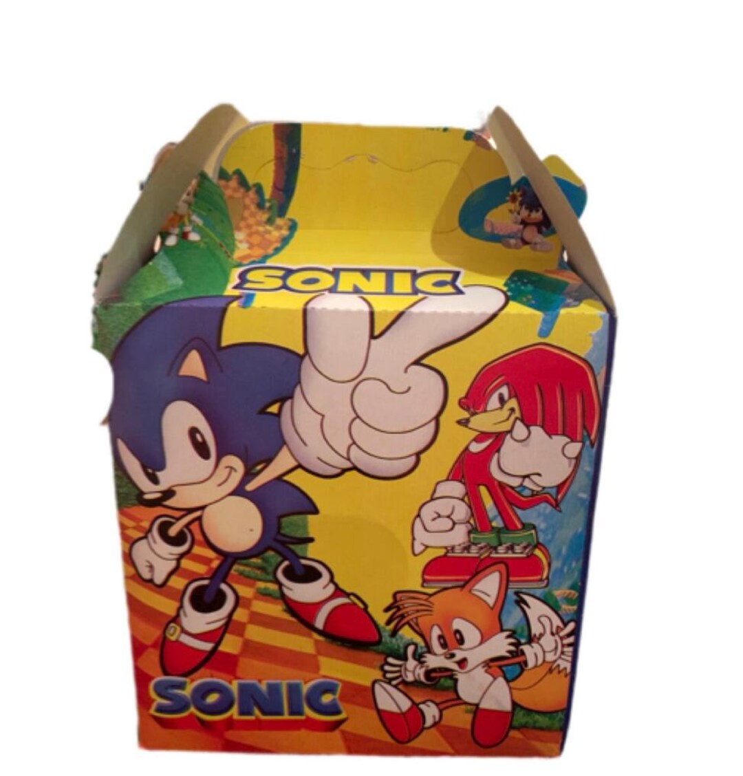 Sonic Party Favor Treat Box Set of 10 Pcsbirthday Box - Etsy