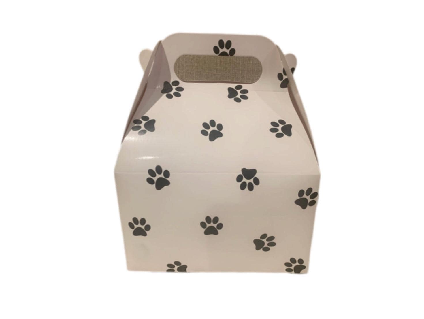 12 Pieces Paw Print Box Paw Print Box Dog Party Favors Paw Print Paper ...