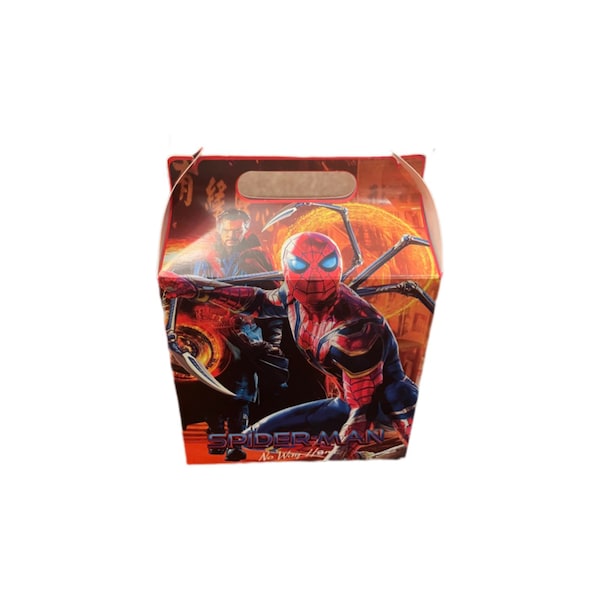 Spiderman Candy Box - Etsy