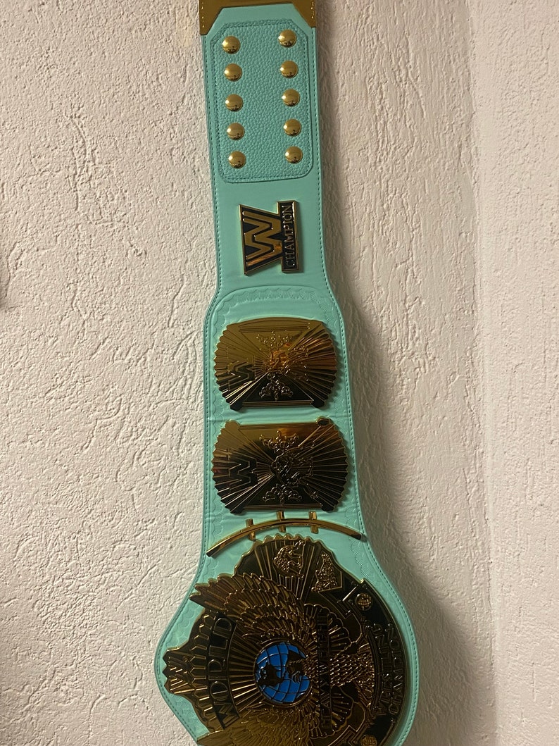 WWE Wallhanger Belts Replica Belts WWE Wall Mount for Belts - Etsy