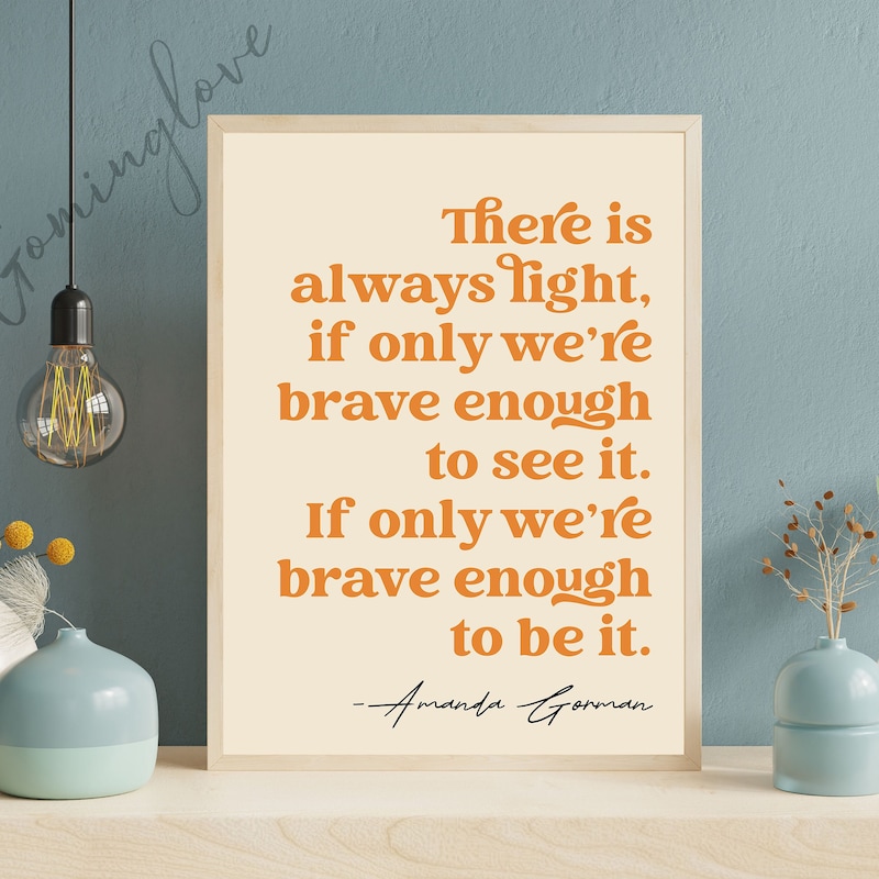 Amanda Gorman Print - Etsy UK