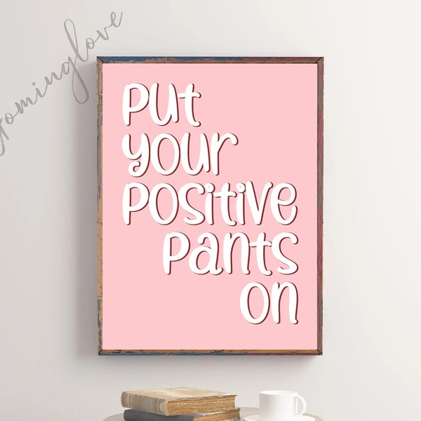 Positive Pants - Etsy