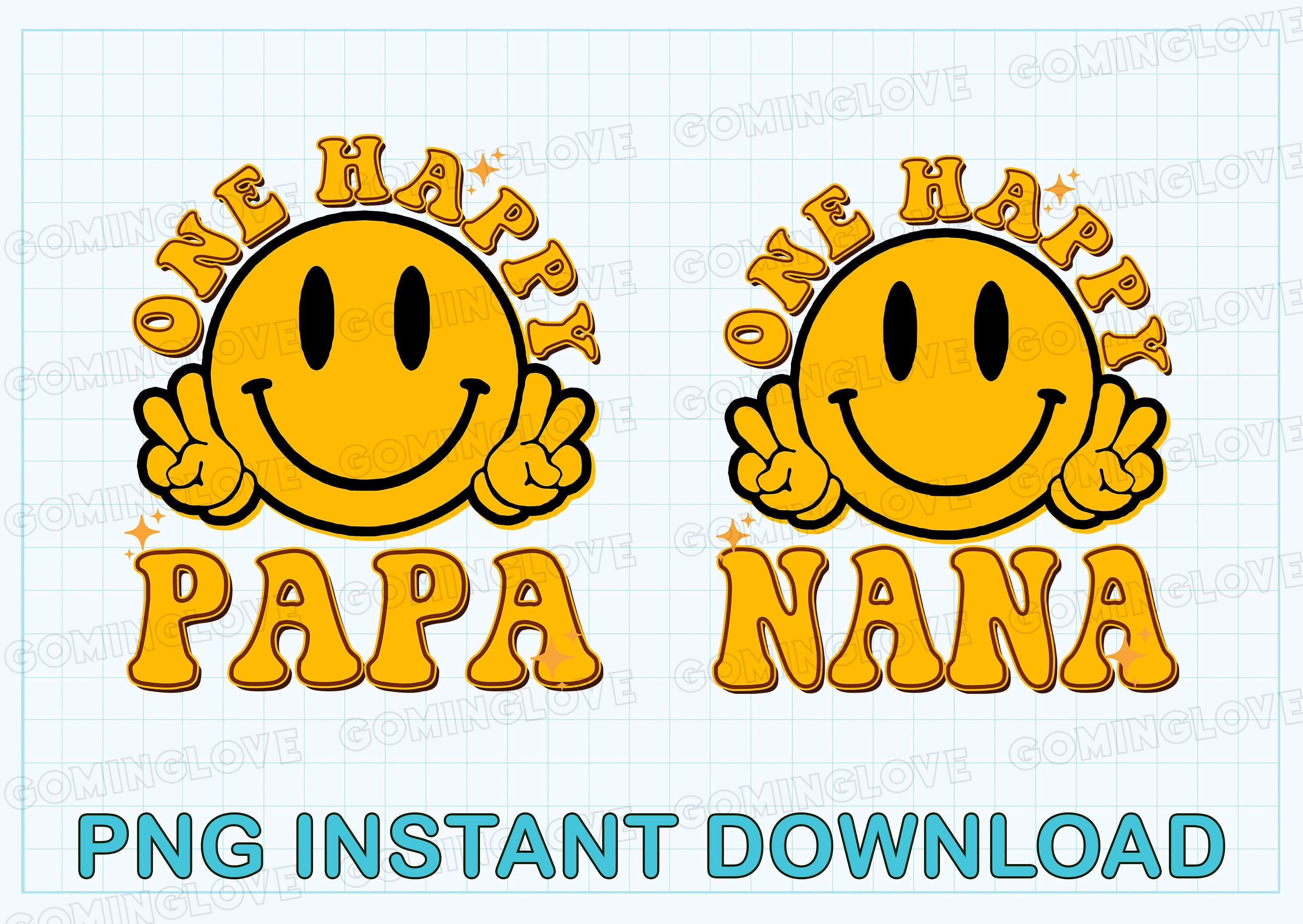 One Happy Dude Matching Birthday PNG, First Birthday Smiley, One Happy ...