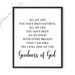 Goodness of God Christian Wall Art: Bible Verse Poster (digital ...