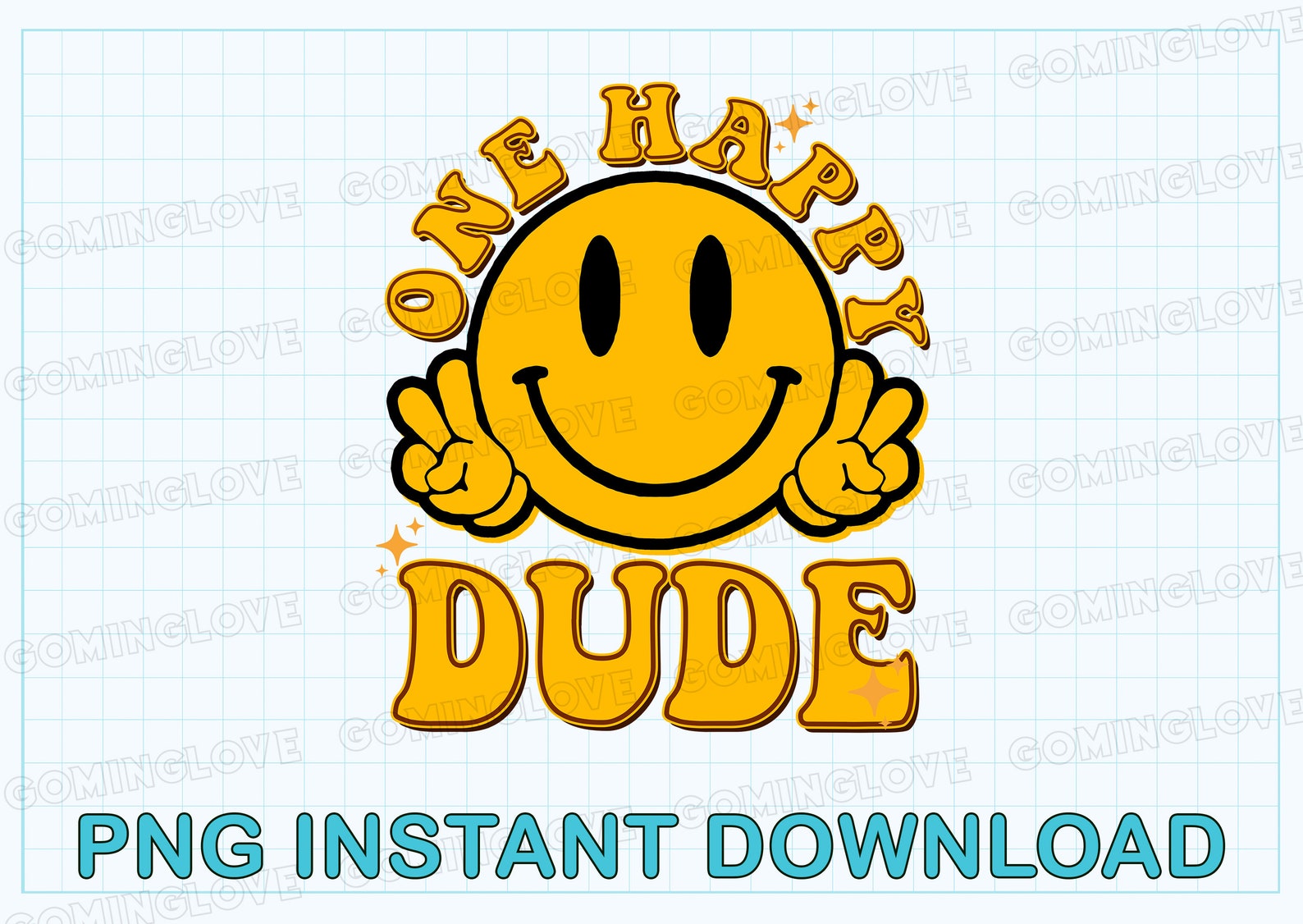 One Happy Dude Matching Birthday PNG, First Birthday Smiley, One Happy ...