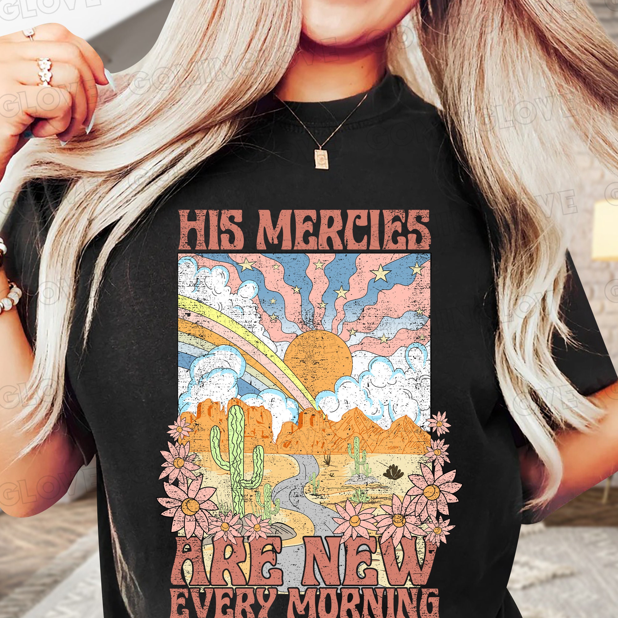 His Mercies Are New Every Morning Png, Retro Christian Png, Christian ...