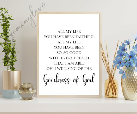 Goodness Of God Life And Light
