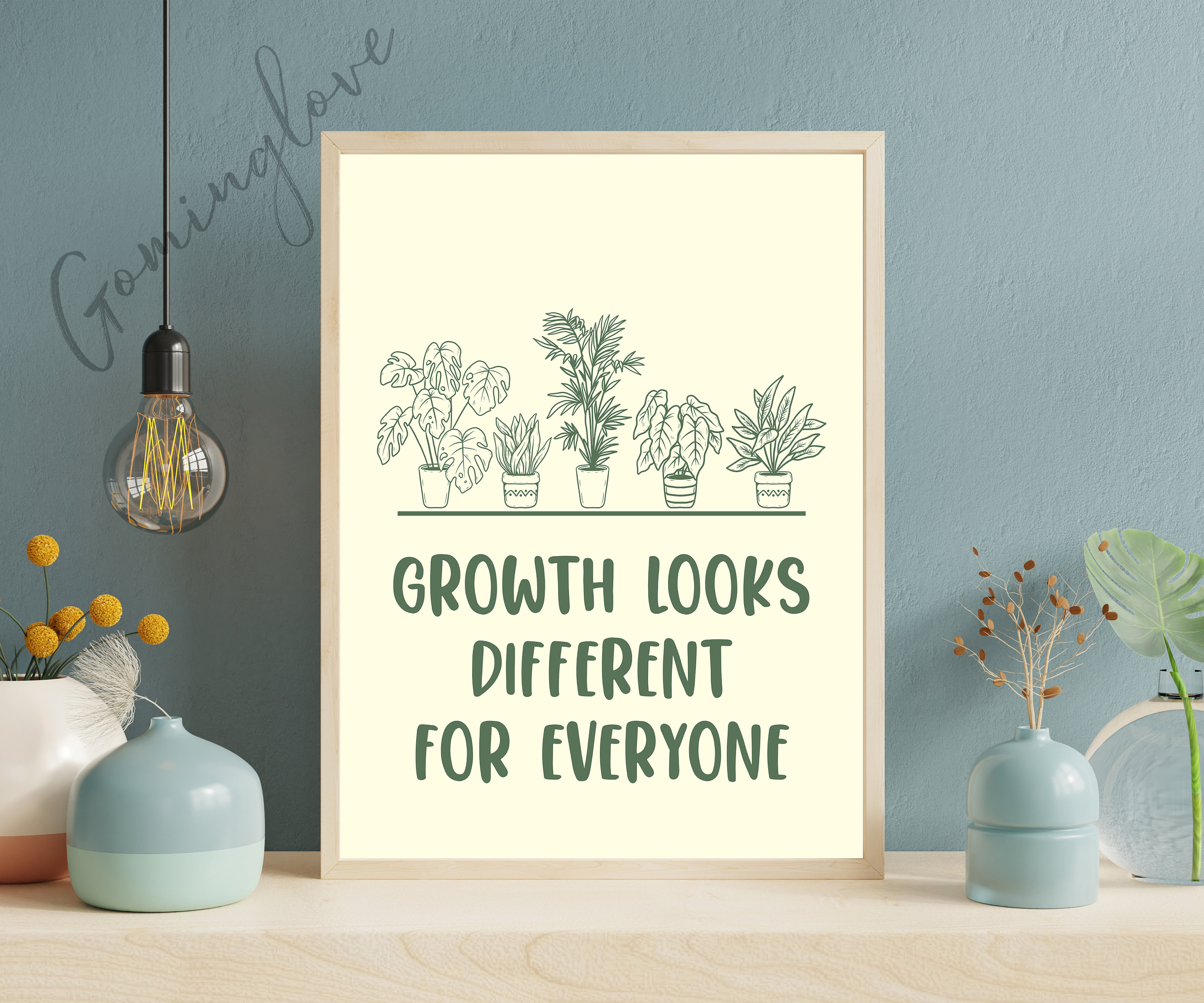 Growth Counseling Poster: Motivational Plant Art (digital Download) - Etsy