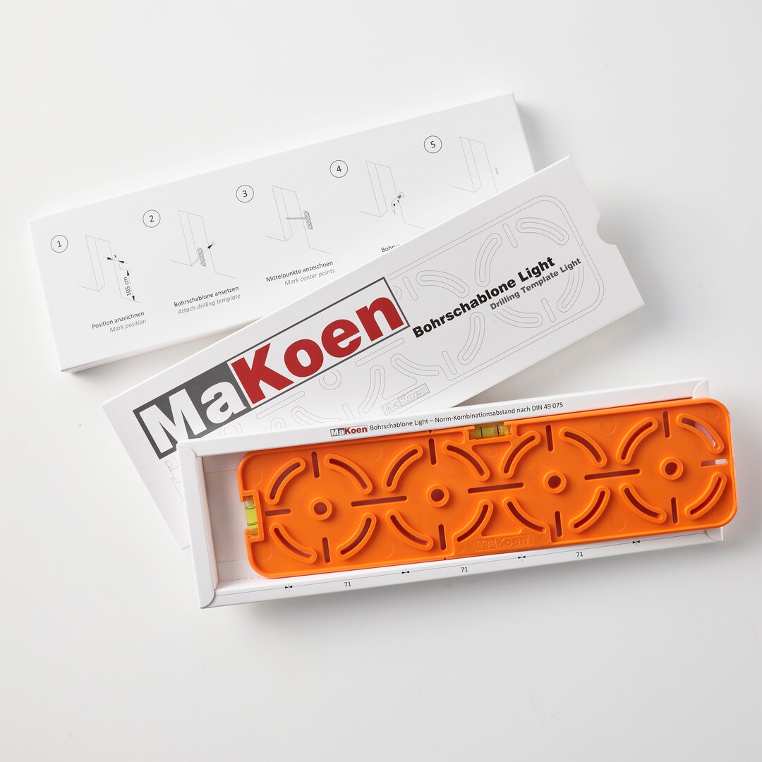 Makoen Drilling Template Light Sockets Drilling Template for Hollow ...