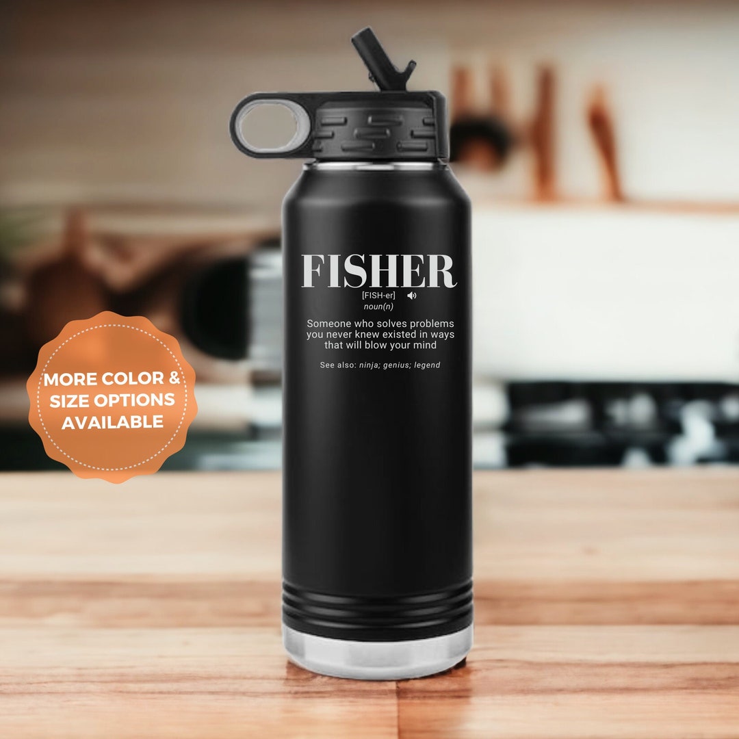 Personalised Tumbler,fisher Water Bottle,fishing Tumbler,gift for ...