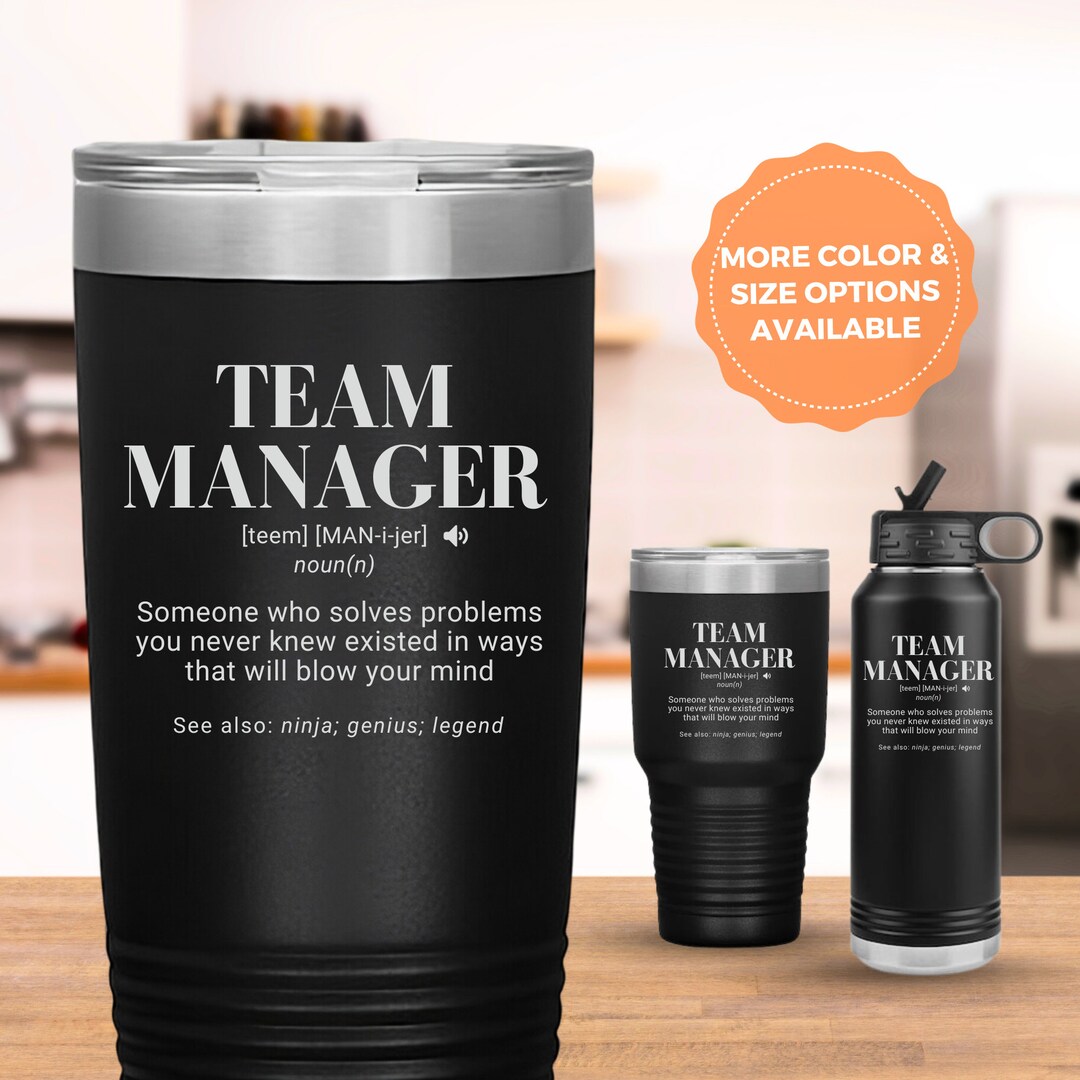Personalised Tumbler,team Manager Gift,team Manager Tumbler,gift for ...