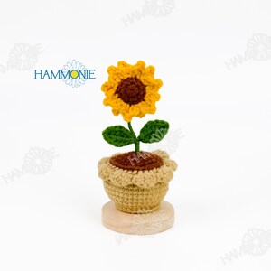 Crochet Sunflower Gift Box: Handmade Flower Pot Set - Etsy