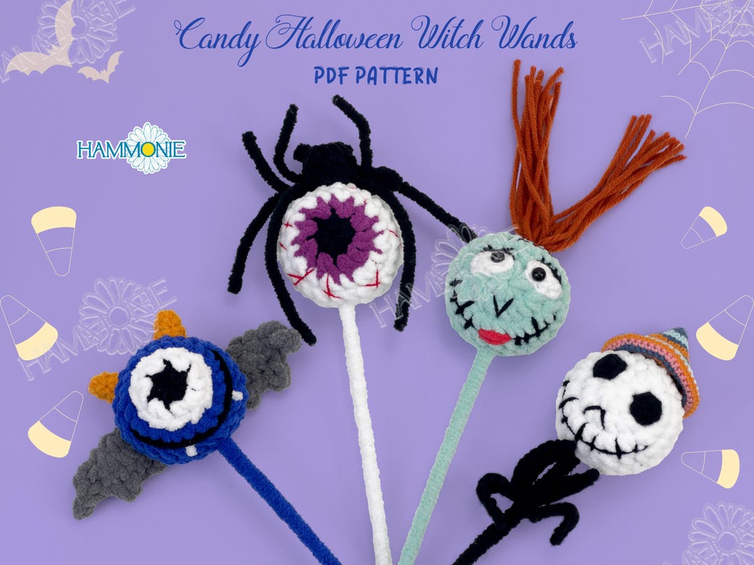 Halloween Candy Toy Crochet Pattern: Amigurumi Set (PDF Pattern) - Etsy