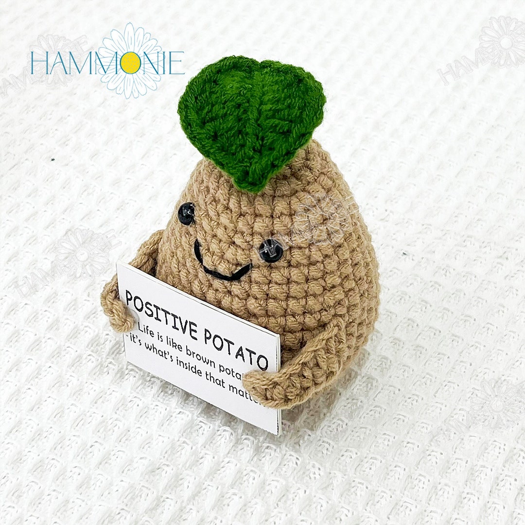 Personalized Crochet Positive Potato Crochet Emotional - Etsy UK