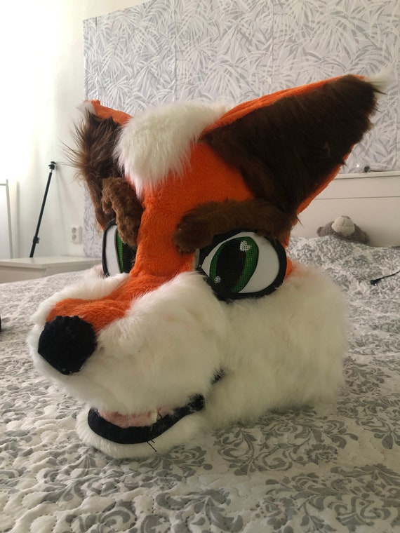Fox Fursuit Head Fursuit Costume Etsy Polska