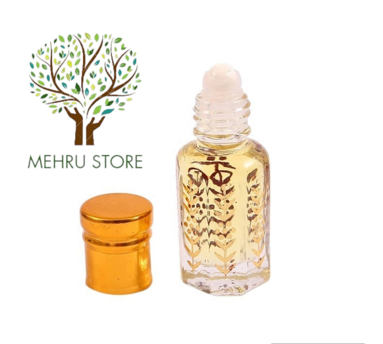 Ajmal Khus Attar, Premium Perfume Oil for Men Women, Alcohol Free ...