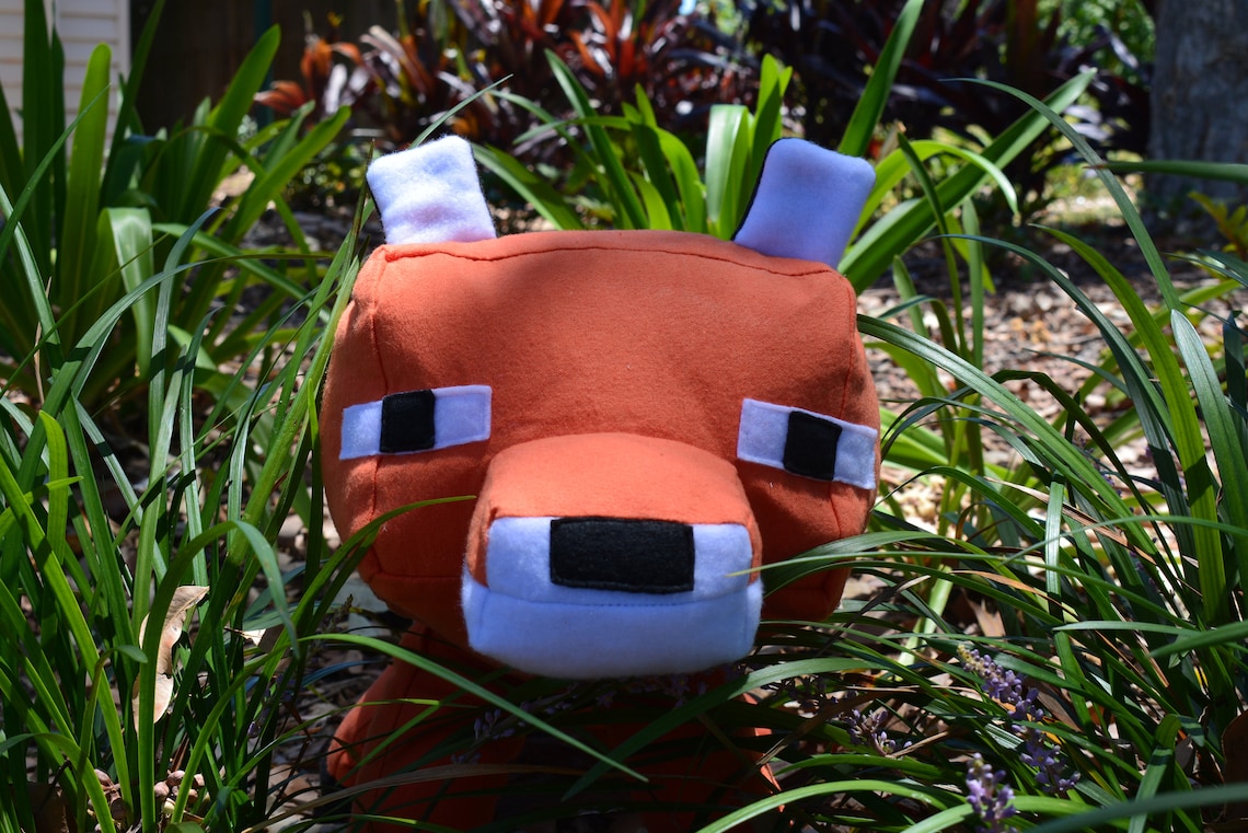 Minecraft Fox Plush PDF Sewing Pattern - Etsy