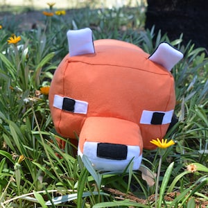 DIGITAL Minecraft Fox Plush PDF Sewing Pattern - Etsy