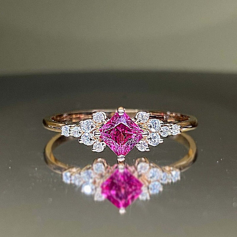 Natural Ruby Ring - Etsy