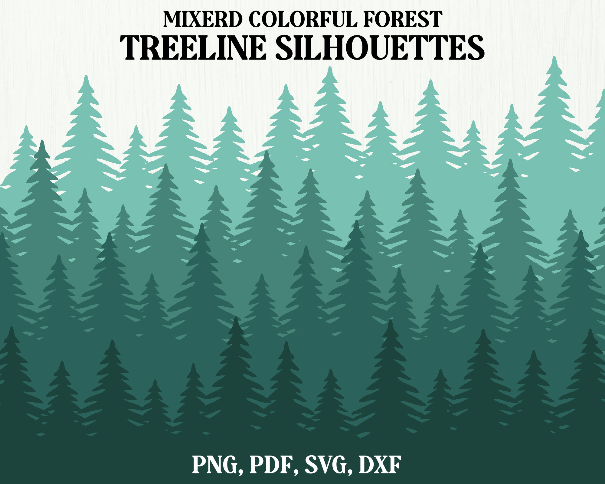Forest Treeline Silhouette