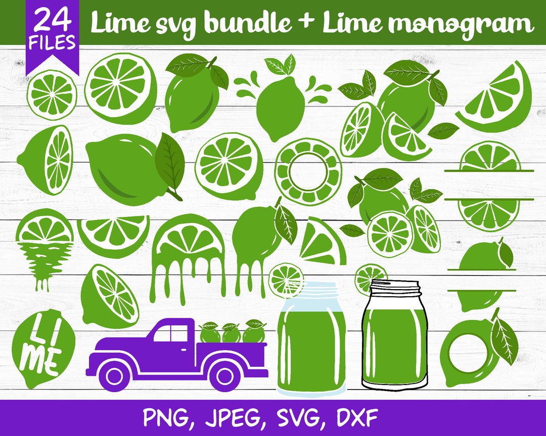 Lime Svg Bundle, Lemonade Svg, Lime Svg, Lemonade Svg, Lime Citrus ...