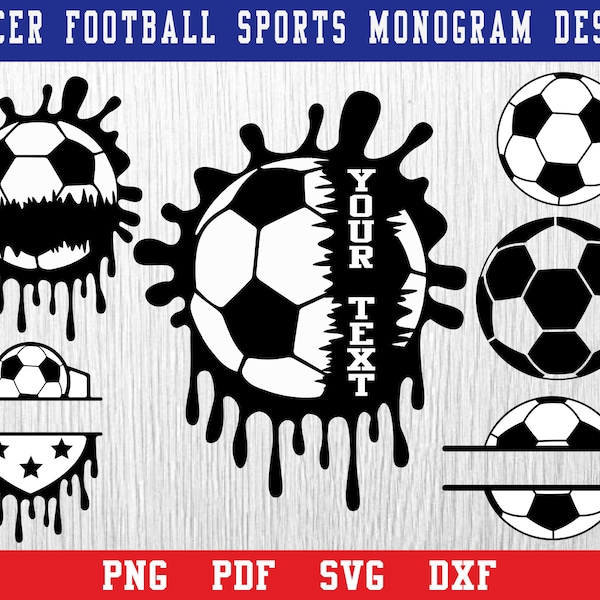 Football Drip Svg - Etsy