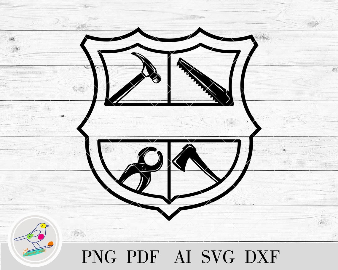 Woodworking Emblem Logo Svg, Wood Saw Crest Logo Svg, Carpentry ...
