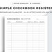 Checkbook Register Printable, Check Transaction Tracker, Checkbook ...