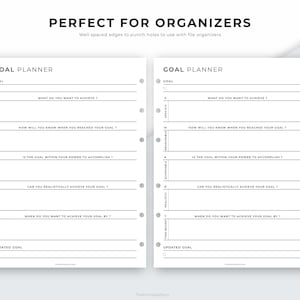 SMART Goal Planner Printable, Goal Setting, Goal Action Plan, SMART ...