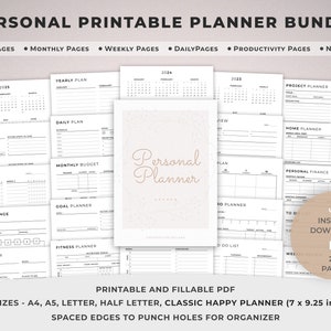 Printable Planner - Etsy