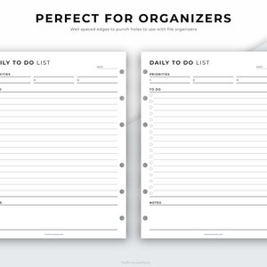 Printable Daily to Do List, Daily Checklist, Daily Routine, Productive ...