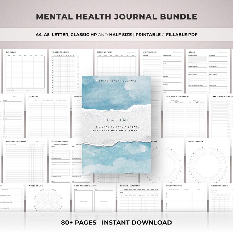 A5 Planner Mindful Pages - Etsy UK