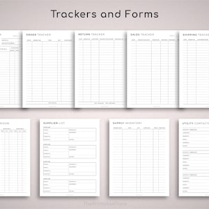 Printable Business Planner Bundle, Small Business, Product and Social ...