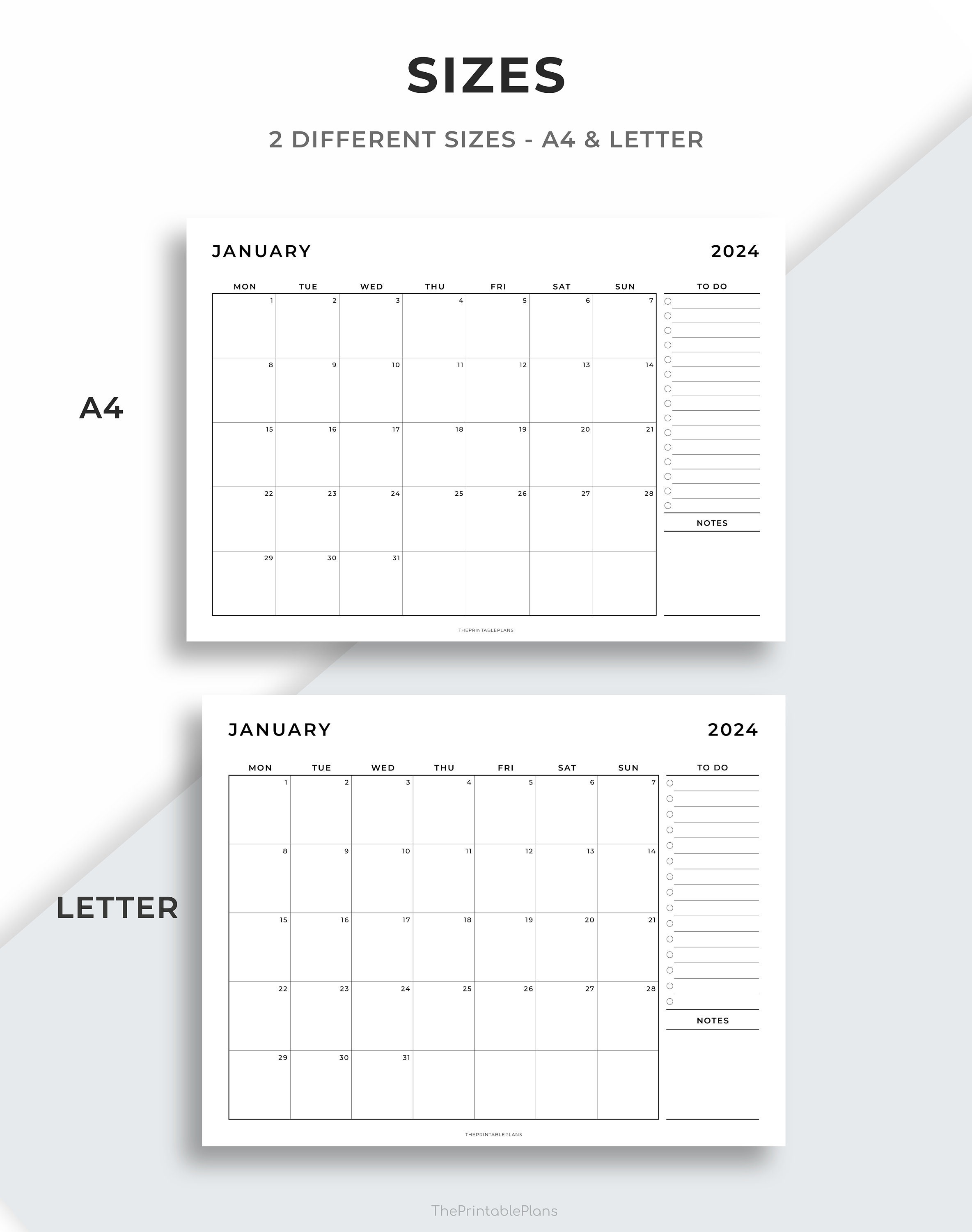 2024 Dated Monthly To Do List Planner Printable Fillable Etsy 2024 Dated Monthly To Do List Planner Printable Fillable Etsy