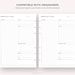 Month at a Glance Printable, Monthly Planner, Monthly Goal Planner, to ...
