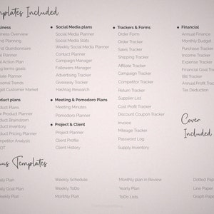 Printable Business Planner Bundle Small Business Product and - Etsy