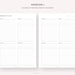 Week on Two Pages, Weekly Planner Printable, Productivity Planner, Week ...