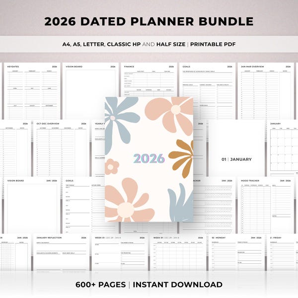 A5 Budget and Diary - Etsy UK