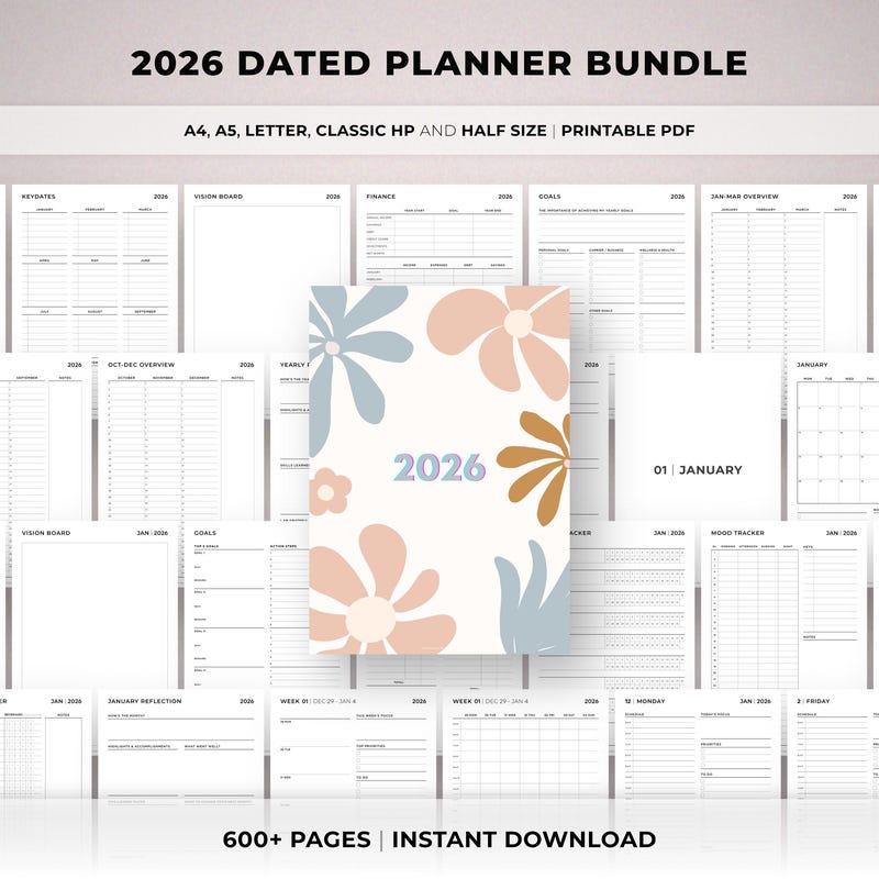 A5 Budget and Diary - Etsy UK